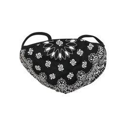 MisterTee Mund-Nasen-Maske »Unisex Bandana Face Mask 2-Pack« black/white