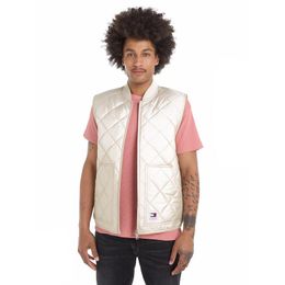 Tommy Jeans Steppweste &raquo;TJM REG ENTRY VEST&laquo; mit modischem Rautenmuster Newsprint XXL XXL Weste von Tommy Jeans