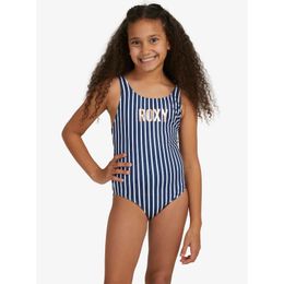 Roxy Badeanzug »Girl Go Further« Mood Indigo The Line Up Stripe 8(125-130cm) 8(125-130cm) Stoff: Weicher, ,...