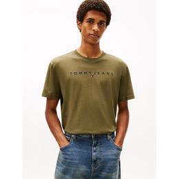Tommy Jeans Damen T-Shirt &raquo;TJM REG LINEAR LOGO TEE EXT&laquo; L