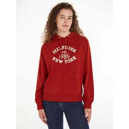 Tommy Hilfiger Kapuzensweatshirt &raquo;MDRN REG VARSITY HOODIE&laquo;, mit Kapuze Dark Magma L (40) L (40) Hoodie von Tommy Hilfiger Womanswear