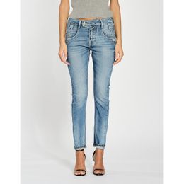 Gang Slim-fit-Jeans »Jeans Slim Fit 94MARGE« denim blau 24 - Normalgrößen Normalgrößen 24 Slim Fit Jeans mit tief sitzendem Schritt und normaler...