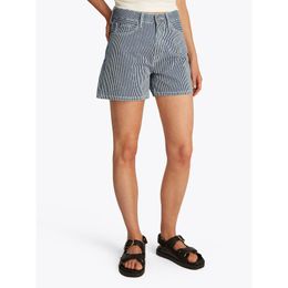 Tommy Hilfiger Shorts »DNM MINI SHORT HW JAZ« mit Streifen-Muster Jaz 25 - N-Gr N-Gr 25 Jeansshorts von Tommy Hilfiger