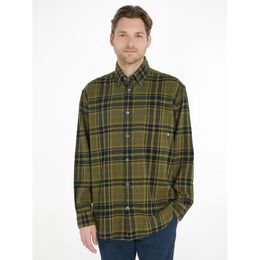 Tommy Hilfiger Langarmhemd &raquo;TONAL TARTAN SHIRT&laquo; putting green/ multi XL - N-Gr N-Gr XL Kartiertes Hemd von Tommy Hilfiger Menswear