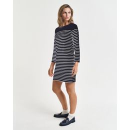 Gant Jerseykleid »REG 3/4 SLEEVE BRETON DRESS« EVENING BLUE XL - N-Gr N-Gr XL Midikleid von Gant