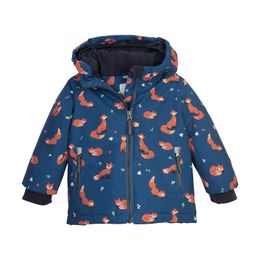 FIRST INSTINCT BY Killtec Skijacke &raquo;FISW 29 MNS SKI JCKT&laquo; Wasserdichte Jacke mit verl&auml;ngerbaren &Auml;rmeln und stylischem Print dunkelpetrol 110/116...