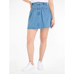 Tommy Jeans Bleistiftrock »TJW CHAMBRAY MINI SKIRT« Webrock mit Logopatch Denim_Medium M (38) M (38) Rock von Tommy Jeans