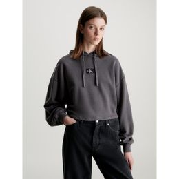Calvin Klein Jeans Kapuzensweatshirt &raquo;WASHED WOVEN LABEL HOODIE&laquo;, mit Logoschriftzug Washed Black S (36) S (36) Sweatshirt von Calvin Klein Jeans...