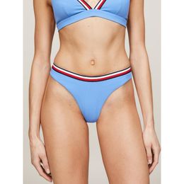 Tommy Hilfiger Swimwear Bikini-Hose »CHEEKY HIGH LEG BIKINI«, mit Rippenstruktur Blue Spell S (36) - N-Gr N-Gr S (36) Bikini-Hose von TOMMY HILFIGER
