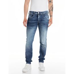 Replay Slim-fit-Jeans &raquo;Anbass&laquo; medium indigo 34 - L&auml;nge 36 L&auml;nge 36 34 Slim Fit Jeans f&uuml;r eine schmale Silhouette und einen modernen Look