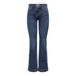 Only Bootcut-Jeans »ONLPOWER MID FLARED PUSHUP DNM GEN332« Dark Blue Denim M - Länge 32 Länge 32 M Flared Fit Jeans von Only