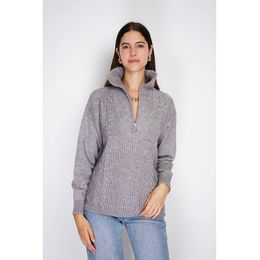 William de Faye Pullover in Grau - 77% | Größe 38 | Damen-pullover-cardigans