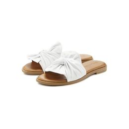 Lascana Pantolette 'Mule, Sandale, offener Schuh, Sommerschuh,' wei&szlig; Gr. 40 f&uuml;r Damen