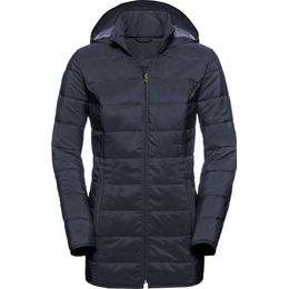 Damen Steppjacke mit Kapuze, wärmend marine, Größe 50