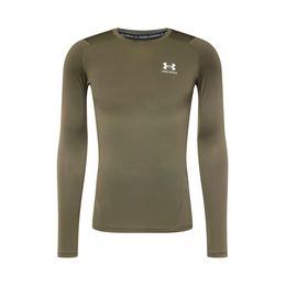 Under Armour Funktionsshirt Herren Gr&ouml;&szlig;e L khaki / wei&szlig;