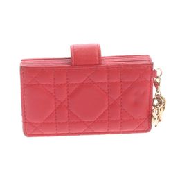 Dior Geldbörse / Etui Damen Größe One Size Second Hand rot