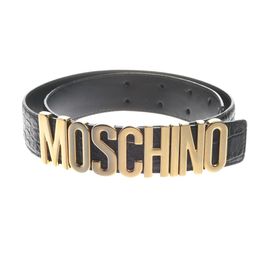 Moschino Gürtel Damen Größe L Second Hand schwarz