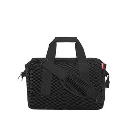 Reisenthel travelling allrounder M - Reisetasche 40 cm (smiley grey) in mesh black | Gr.: onesize