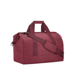 Reisenthel travelling allrounder L - Reisetasche 48 cm (smiley grey) in twist maroon | Gr.: onesize