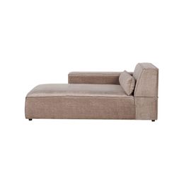Beliani Chaiselongue HELLNAR in Braun - (W) 102 x (H) 70 x (L) 176 cm | Gr.: onesize