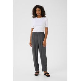 Kaffe Casual Hose KAliny Regular fit in Black Oyster CC | Gr.: 42