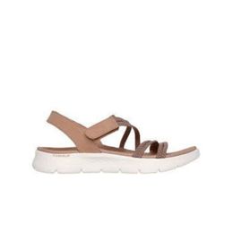 Skechers Damen Sandaletten GO WALK FLEX SANDAL - EMMA in Beige | Gr.: 41