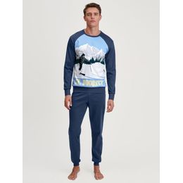 Calida Pyjama in insignia blue | Gr.: XXL