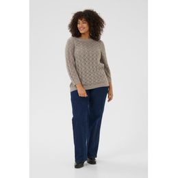 Kaffe curve Strickpullover KCmika Regular fit in Elephant Skin | Gr.: XL