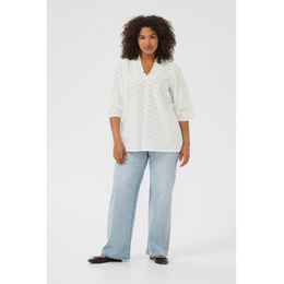 Kaffe curve Langarm-Bluse KCvitana Regular fit in Chalk | Gr.: 50
