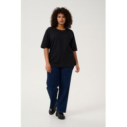 Kaffe curve T-shirt KCmina Loose fit in Black Deep | Gr.: L