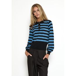 Minus Pullover in Parisian Blue Stripe | Gr.: L
