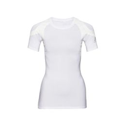 Odlo T-Shirt BL TOP Crew neck s/s ACTIVE in Weiß | Gr.: S