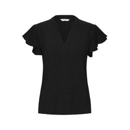 b. young Kurzarm-Bluse BYFILINEN Regular fit in Black | Gr.: 34