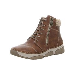 Rieker Schn&uuml;rstiefelette in braun | Gr.: 38