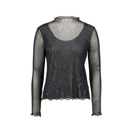 Zero Langarmshirt transparent in Black Beauty | Gr.: 38