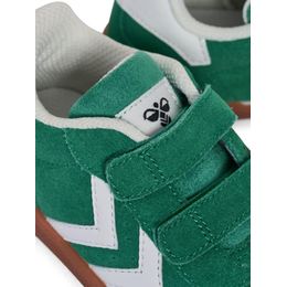 Hummel Kinder Sneaker "Victory Suede Ii Infant" in Grün | Gr.: 19