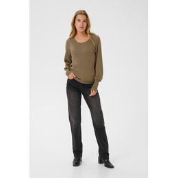 Kaffe KAdora Knit Pullover Slim fit in Caribou Melange | Gr.: XL