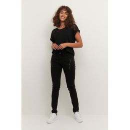 Cream T-shirt CRTrulla Straight fit in Pitch Black | Gr.: XS