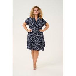 Kaffe curve Kleid KCbeate Regular fit in Midnight Marine Lace Print | Gr.: 52