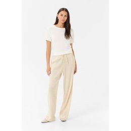 Kaffe Casual Hose KAgitte Regular fit in Feather Gray Melange | Gr.: 42