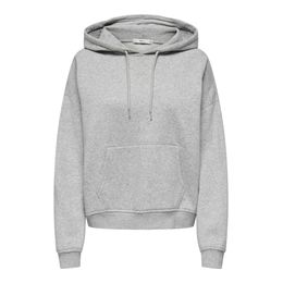 Only Kapuzenpullover in Light Grey Melange | Gr.: M