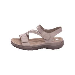 Rieker Damensandalette sportlich flach 6487062 648 in Beige | Gr.: 38