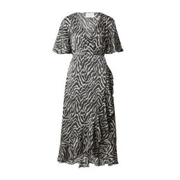 Sisters Point Kleid 'ECOA' Damen Gr&ouml;&szlig;e 36 silbergrau / schwarz Sommerkleid