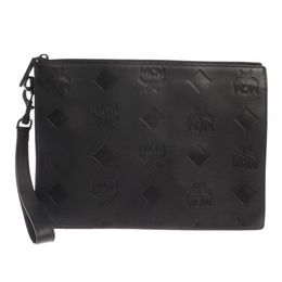 MCM Clutch Damen Größe One Size Second Hand schwarz