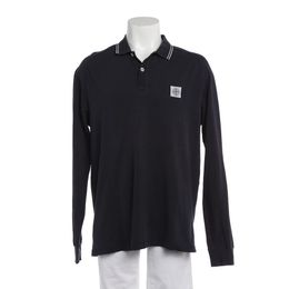 Stone Island Freizeithemd / Shirt / Polohemd langarm Herren Gr&ouml;&szlig;e L Second Hand navy