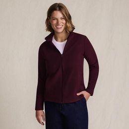 LANDS' END Anyweather Fleece-Jacke, Damen,  Rot, Polyester, by Lands' End