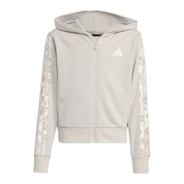 adidas Sportswear Sportsweatjacke Mädchen Größe 170 brokat / greige / weiß