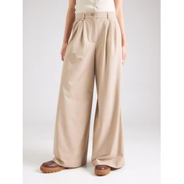 YAS Bundfaltenhose 'YASLIGGA' Damen Gr&ouml;&szlig;e 34 dunkelbeige