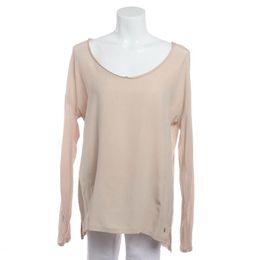 FROG BOX Frogbox Shirt langarm Damen Gr&ouml;&szlig;e L Second Hand hellbraun