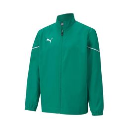 Puma Sportjacke 'TeamRise' Jungen Größe 152 grün / weiß